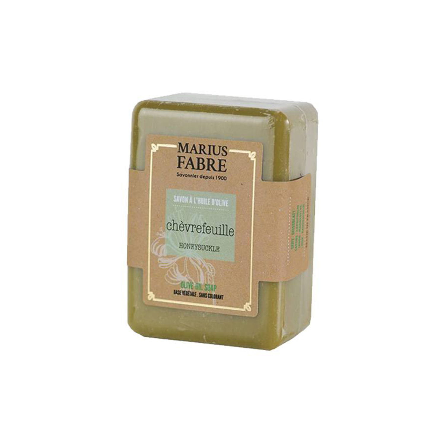 Savon de Marseille 250g au Chèvrefeuille - MARIUS FABRE